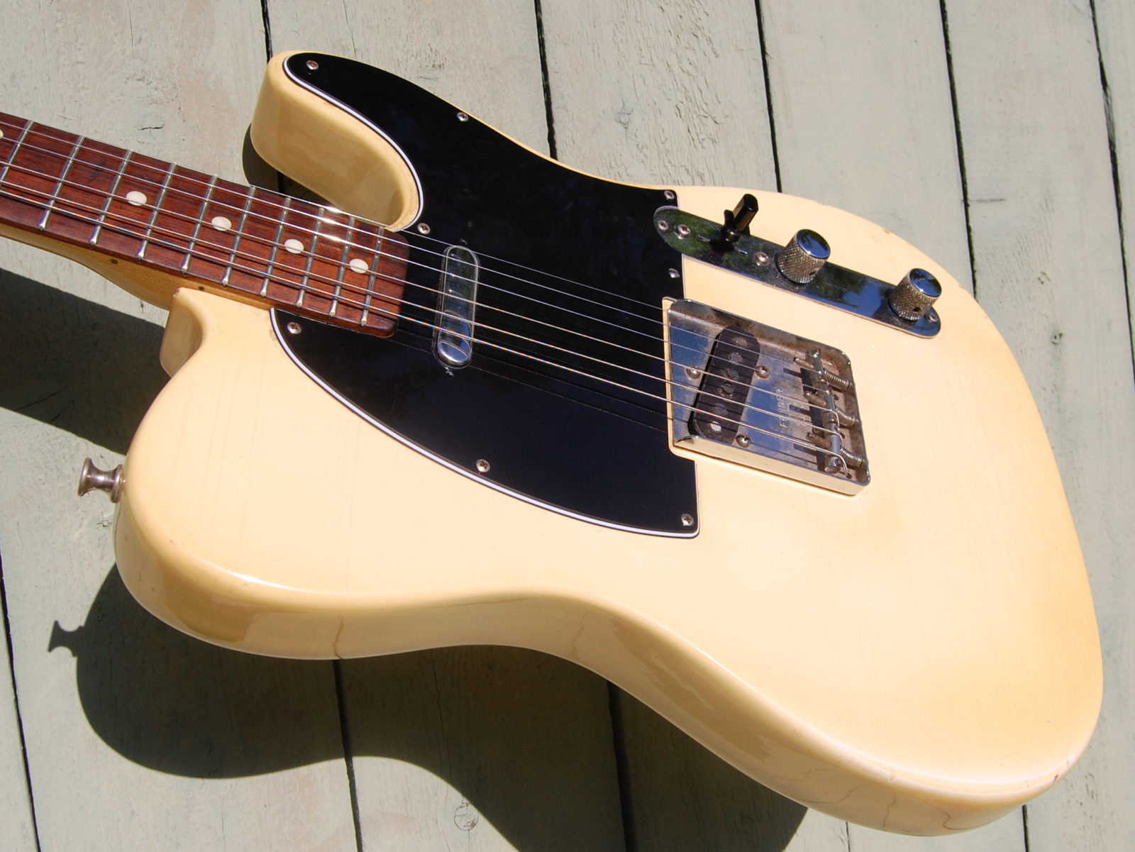 1978 fender telecaster top and side view – Joe The Guitarman