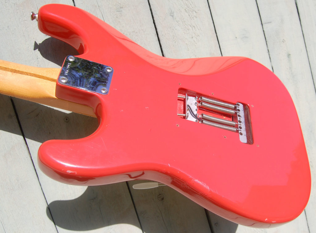 1993 Fender Vintage ’57 reissue Stratocaster back and side view. – Joe ...