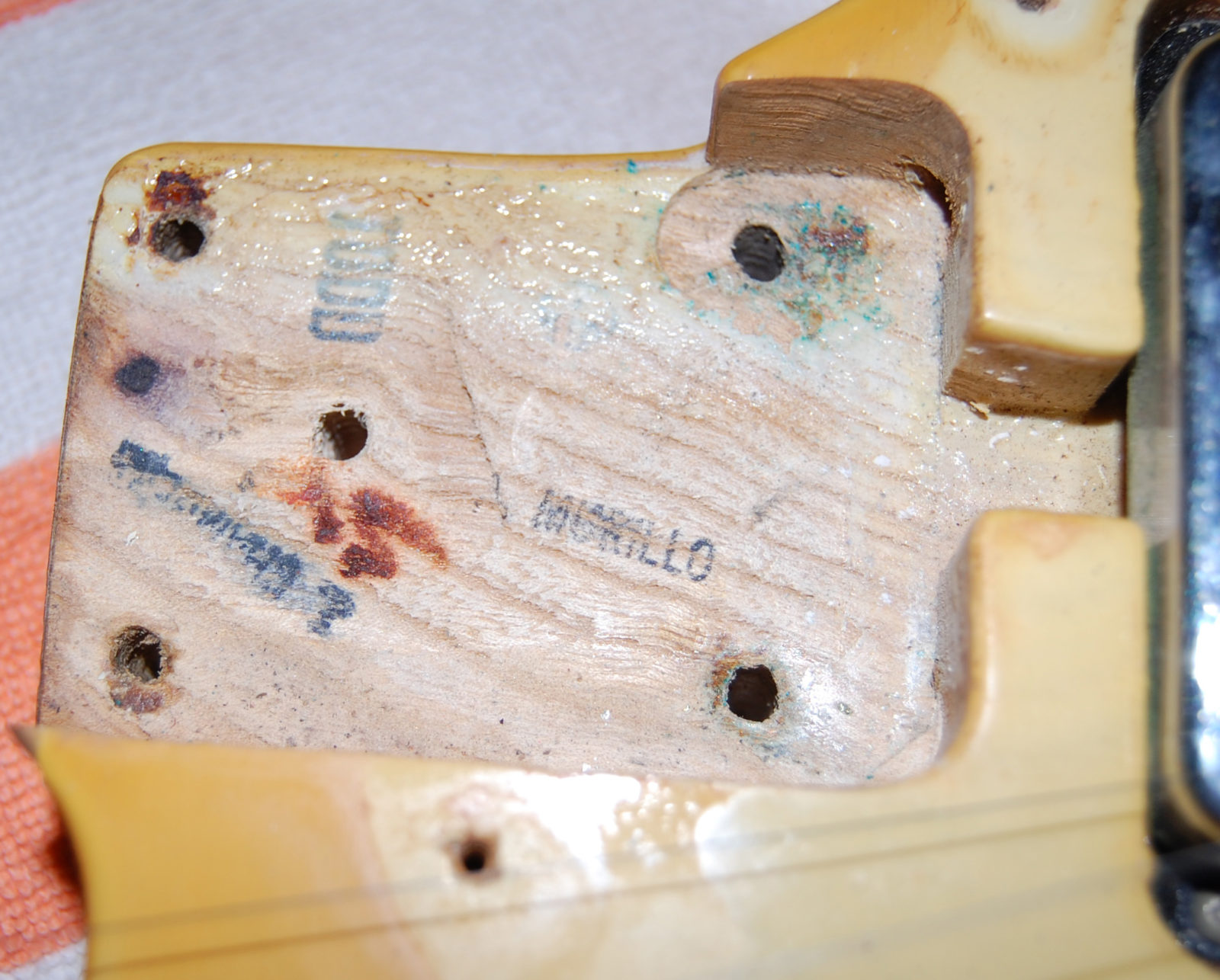 1972 Fender Telecaster neck pocket – Joe The Guitarman